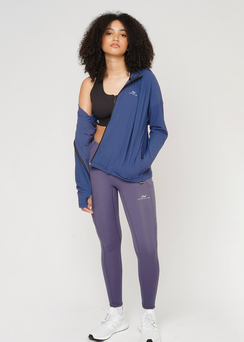 Ultra Skim Quick-dry Hoodie Jacket in Cobalt Blue – Alpha Line